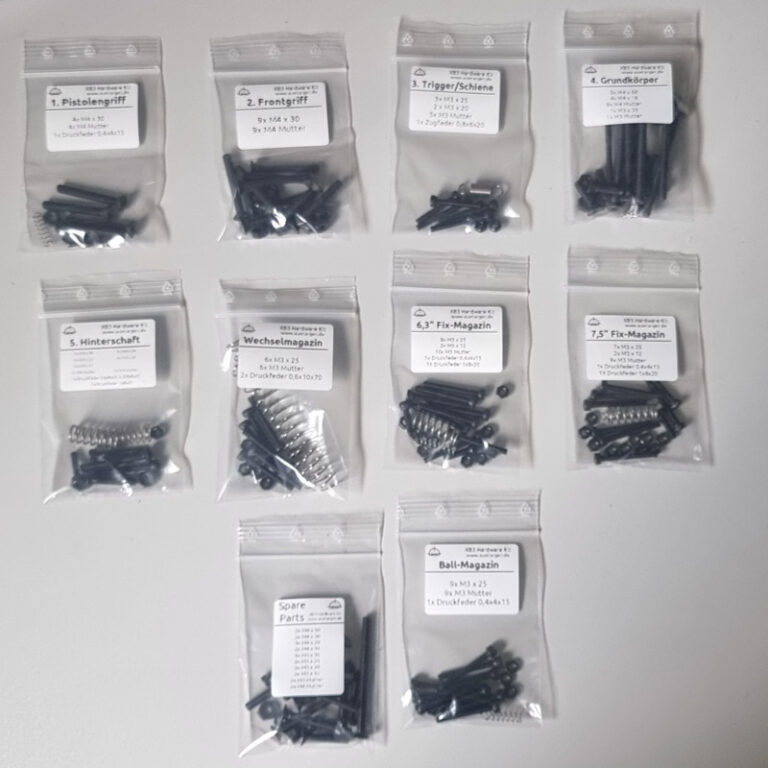 Hardware-Kit für XB3 Crossbow | 3D-fame | Auetarget Onlineshop