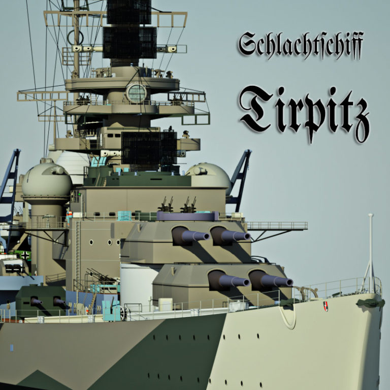Schlachtschiff Tirpitz | 3D-fame | Auetarget Onlineshop