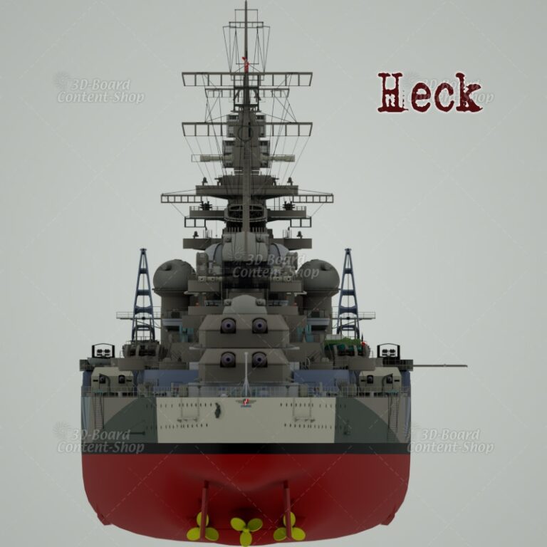 Schlachtschiff Tirpitz | 3D-fame | Auetarget Onlineshop